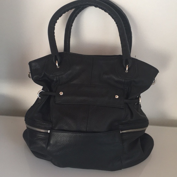 Hype | Bags | Beautiful Hype Black Genuine Leather Handbag | Poshmark
